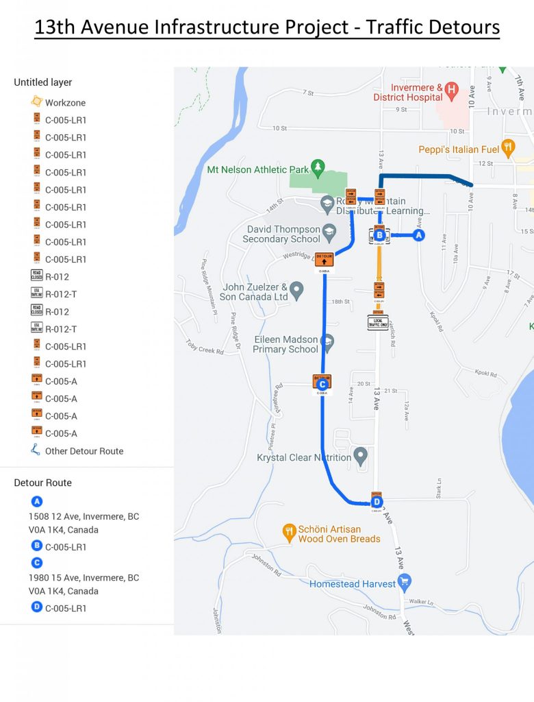 NOTICE OF WORK 13th AVENUE INFRASTRUCTURE REPLACEMENT PROJECT – Phase 1 ...