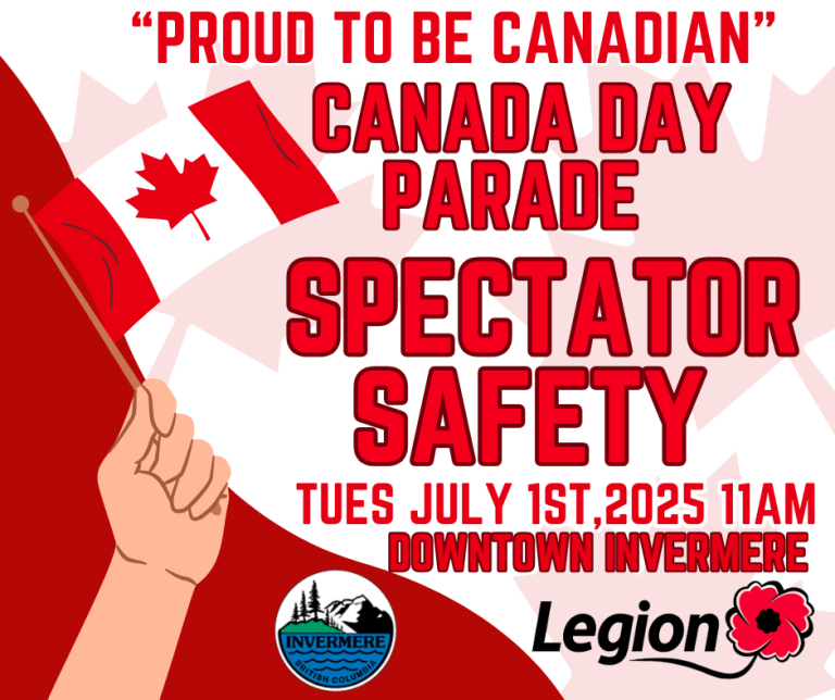 Invermere Canada Day Parade- Important Spectator Safety Information ...