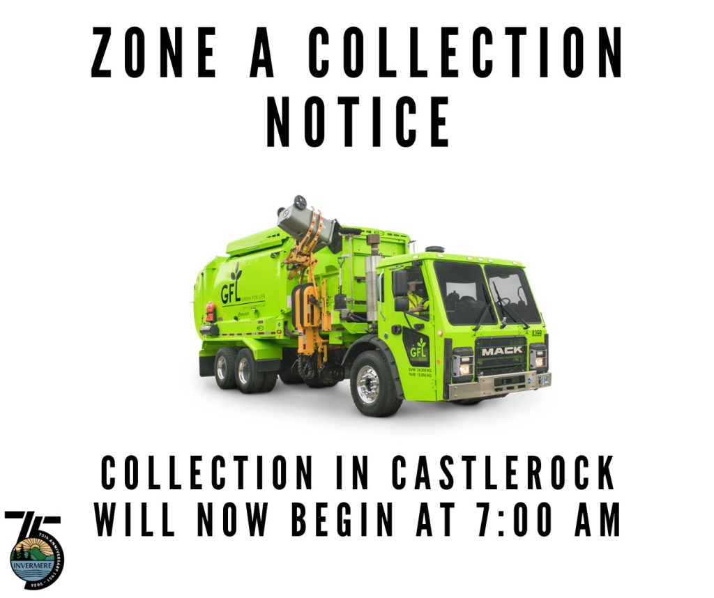 Waste Collection Route Change – Effective Immediately – Zone A ...